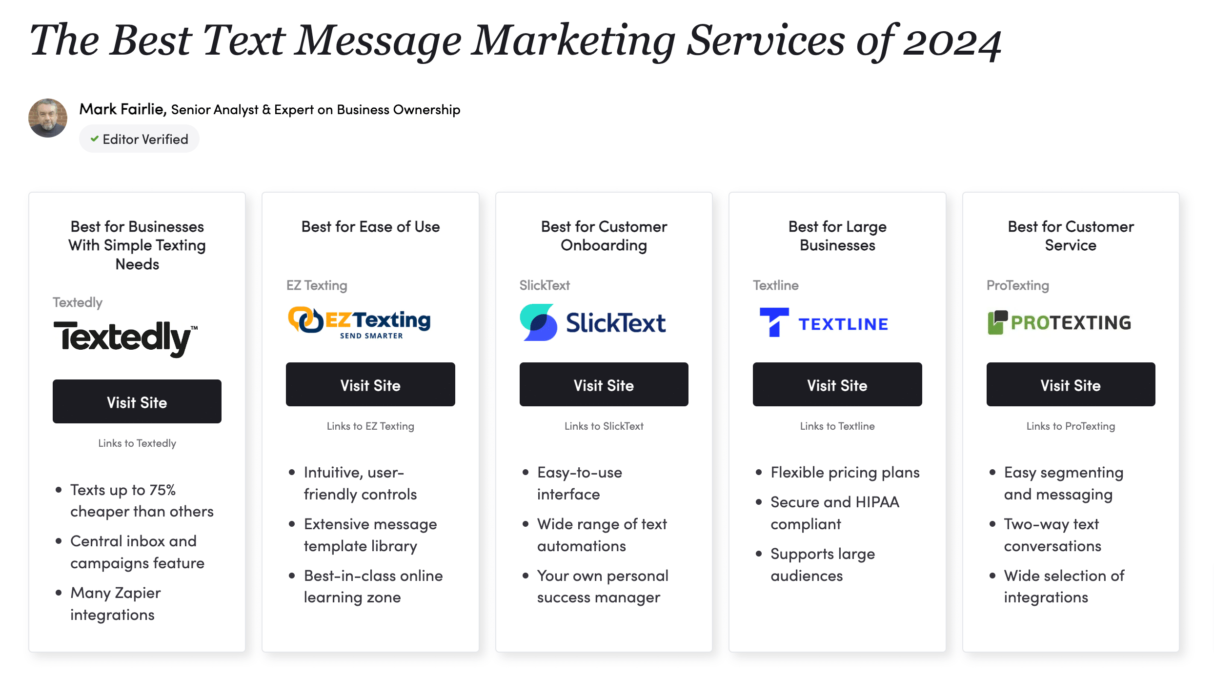 The 6 Best Text Messaging Service for Business [My Picks]